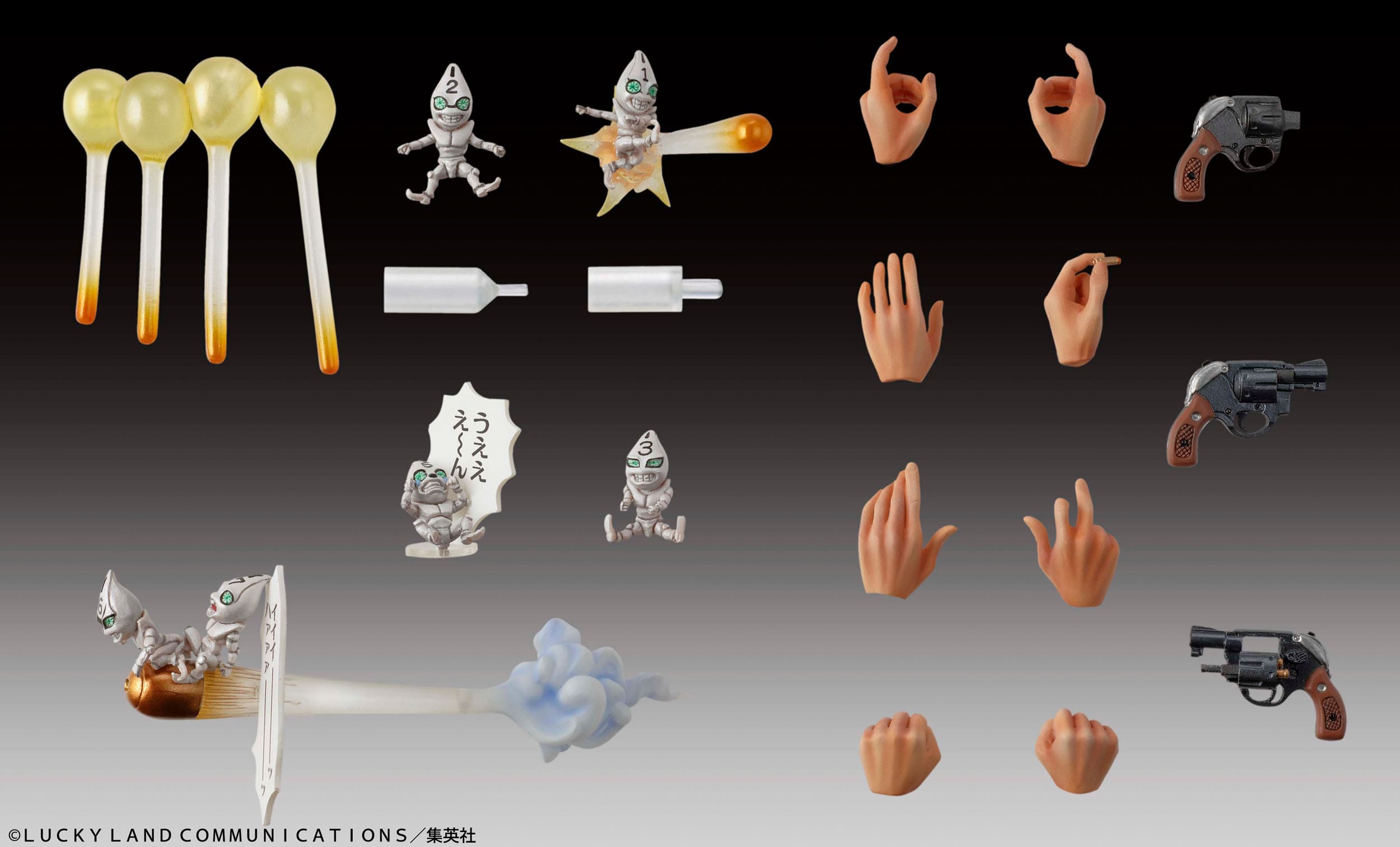 Jojos Bizarre Adventure Super Action Statue Guido Mista And Sex 7440